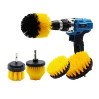China Electric Drill Cleaning Brushes Set For Washing Car Wheel Bathroom Surfaces Floor for sale