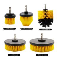 China Electric Drill Cleaning Brushes Set For Washing Car Wheel Bathroom Surfaces Floor for sale