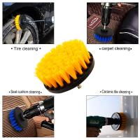 China Electric Drill Cleaning Brushes Set For Washing Car Wheel Bathroom Surfaces Floor for sale