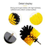 China Nylon Bristle Drill Cleaning Brush Power Scrubber Set 7 Pcs for sale