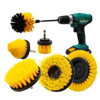 China Nylon Bristle Drill Cleaning Brush Power Scrubber Set 7 Pcs for sale