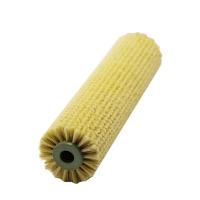 China Industrial Cylindrical PP Vegetable Fruit Roller Brush For Washing And Peeling for sale