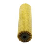 China Industrial Cylindrical PP Vegetable Fruit Roller Brush For Washing And Peeling for sale