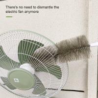 China Durable Flexible Ceiling Fan Duster Hard Bristles Plastic Handle Cleaning Brush for sale