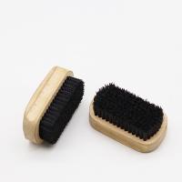 China Customized Solid Wooden Handle Shoe Brush Multi Purpose Remove Stains for sale
