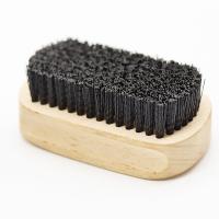 China Customized Solid Wooden Handle Shoe Brush Multi Purpose Remove Stains for sale