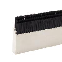 China Customized Flat Lath Strip Wire Row Brush Nylon PP Plastic Plate Brush for sale