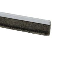 China Custom Stainless Steel Strip Brush with Flame Retardant Nylon Filament UL94 V0 for sale