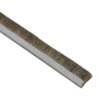 China Custom Stainless Steel Strip Brush with Flame Retardant Nylon Filament UL94 V0 for sale