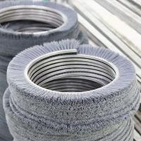 China Multi Strand Winding Filament Spiral Roller Brush For Industrial Grinding Tool for sale