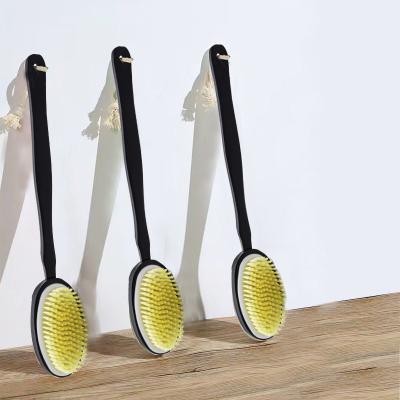China Custom Wooden Exfoliating Body Bath Shower Brush for Massage 100pcs MOQ for sale