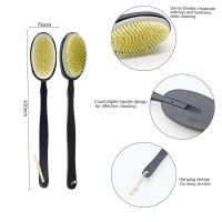 China Custom Wooden Exfoliating Body Bath Shower Brush for Massage 100pcs MOQ for sale