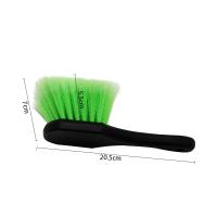 China Green PP Hair Car Tire Wheel Washing Cleaning Detailing Brush 1000 pcs MOQ Custom Size for sale