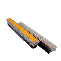 China Heavy Duty Outdoor Sweeping Broom 60cm Wide Industrial Brush with Stiff PP Bristles for sale