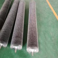 China Industrial Stainless Steel Wire Roller Brush for Metal Sheet Polishing 100mm for sale