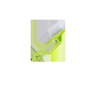 China Swan Shape Hand Held Plastic Window Grooves Crevice Cleaning Brush Customized Size for sale