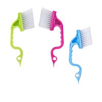 China Swan Shape Hand Held Plastic Window Grooves Crevice Cleaning Brush Customized Size for sale