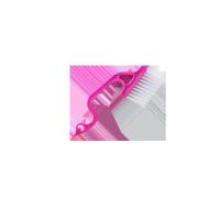 China Swan Shape Hand Held Plastic Window Grooves Crevice Cleaning Brush Customized Size for sale