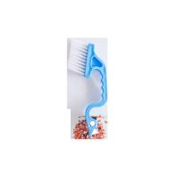 China Swan Shape Hand Held Plastic Window Grooves Crevice Cleaning Brush Customized Size for sale