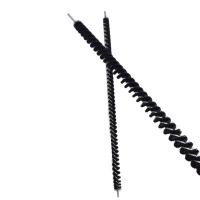 China Industrial Test Tube Cleaning Brush Boar Bristles Stainless Steel Handle Custom Size for sale