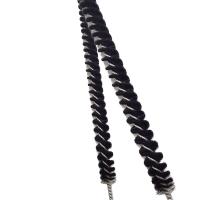 China Industrial Test Tube Cleaning Brush Boar Bristles Stainless Steel Handle Custom Size for sale