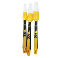 China Natural Brown Boar Hair Detailing Brush for Car Interior Cleaning 6 Inch for sale