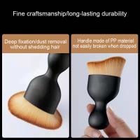 China Soft Fiber Bristles Car Interior Cleaning Brush Curved Detailing Tool 1000 pcs MOQ for sale