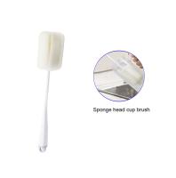 China 6 Pack Stainless Steel Long Handle Bottle Brush Set Nylon Bristles 30cm for sale