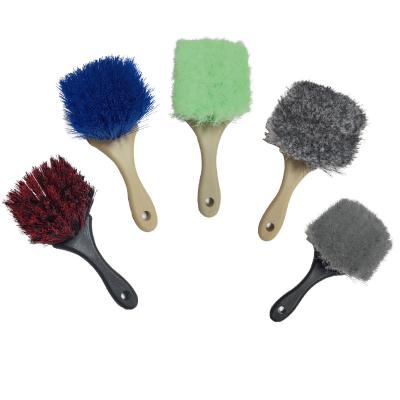 China PP Car Wheel Tire Rim Scrub Brush Auto Detailing Cleaning Tool 1000 pcs MOQ for sale