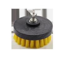 China Electric Power Rotating Scrubber Brush 5 Inch Soft Bristle for Drill Cleaning Kitchen Bathroom for sale