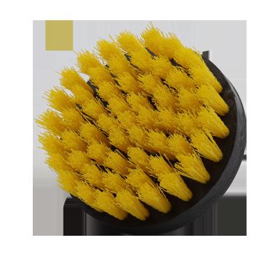 China Electric Power Rotating Scrubber Brush 5 Inch Soft Bristle for Drill Cleaning Kitchen Bathroom for sale