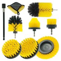 China PP Bristle Material Electric Drill Cleaning Brush 9pcs for sale