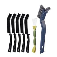 China 7 Piece Long Crevice Brush Set Good Resilience Moderate Hardness for Kitchen Tile Floor Cleaning for sale