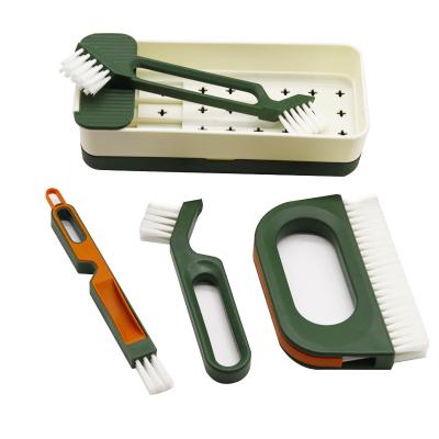 China Multifunctional Crevice Brush 4-In-1 Set Crevice Brush For Kitchen Cleaning for sale