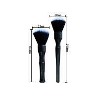 China Natural Hog Bristle DF Model Detailing Brush 2pcs for Car Interior Cleaning Soft Strong Resilience for sale