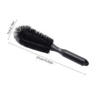 China Car Wheel Rim Clean Brush Nylon Bristle PP Handle Soft Detailing Tool for Auto Wash for sale