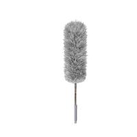 China Microfiber Dust Duster with Stainless Steel Pole 120cm Flexible Brush Head for Ceiling Wall Car Cleaning for sale