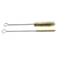 China Copper Pipe Cleaning Brush 25mm Bristle Inner Hole Rust Removal Deburring Tool for sale