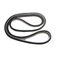 China Industrial Rubber Base Stainless Steel Wire Strip Brush Spiral Belt Cleaning Brush Custom Length for sale