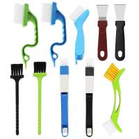 China 10 Piece PP Window Groove Cleaning Brush Set Household Gap Cleaning Tool Kit for sale