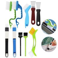 China 10 Piece PP Window Groove Cleaning Brush Set Household Gap Cleaning Tool Kit for sale