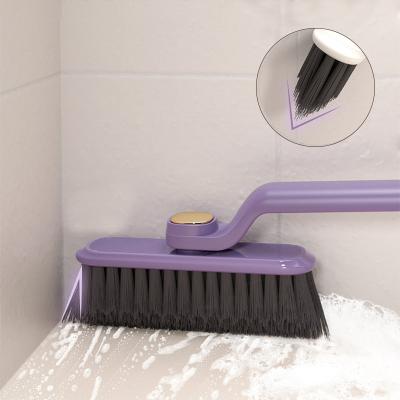China Rotary Multi-Function Slit Cleaning Brush Stiff Bristle Floor Brush for sale