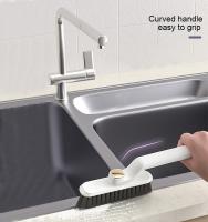 China Rotary Multi-Function Slit Cleaning Brush Stiff Bristle Floor Brush for sale