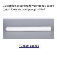 China PVA Foam Sponge Absorbent Sponge Roll Glass Cleaning Machine Sponge Roll Brush for sale