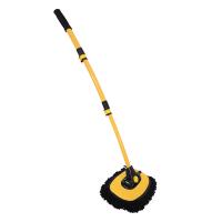 China Retractable Car Wash Mop 120cm Aluminum Alloy Chenille Brush for Auto Detailing for sale