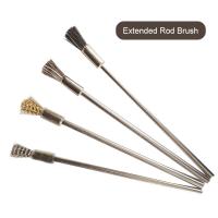 China Customized Stainless Steel Copper Bristle Horse Hair Wire Brush with Rod 50-100mm for sale