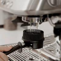 China Coffee machine silicone cleaning brush coffee brush Long handle brewing head cleaning brush for sale