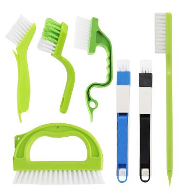 China Multi-Purpose 7pcs Window Groove Cleaning Brush Gap Cleaning Brush for sale