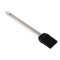 China High Temperature Silicone BBQ Basting Brush 24.8cm Stainless Steel Handle Grill Brush for sale