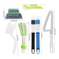 China 7pcs Multi-Function Window Cleaning Brush Scouring Pad Household Cleaning Tools for sale